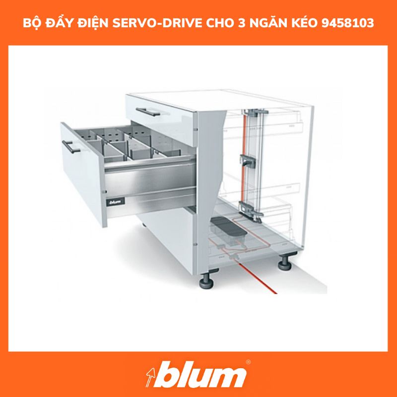 Bộ Đẩy Điện Blum Cho 3 Drawers 9458103 - Khang Quân Home VN